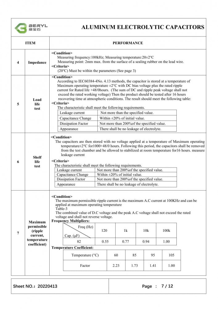 RC400M820LO18*26TH-2B1Et specification page 7