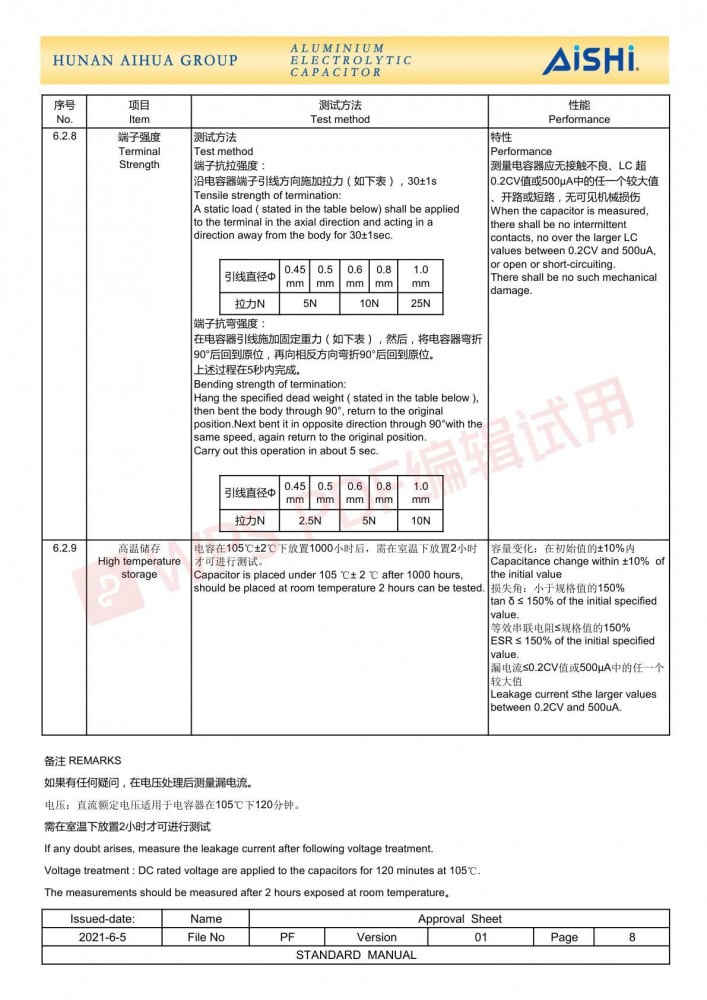 AISHI PF specification page 8