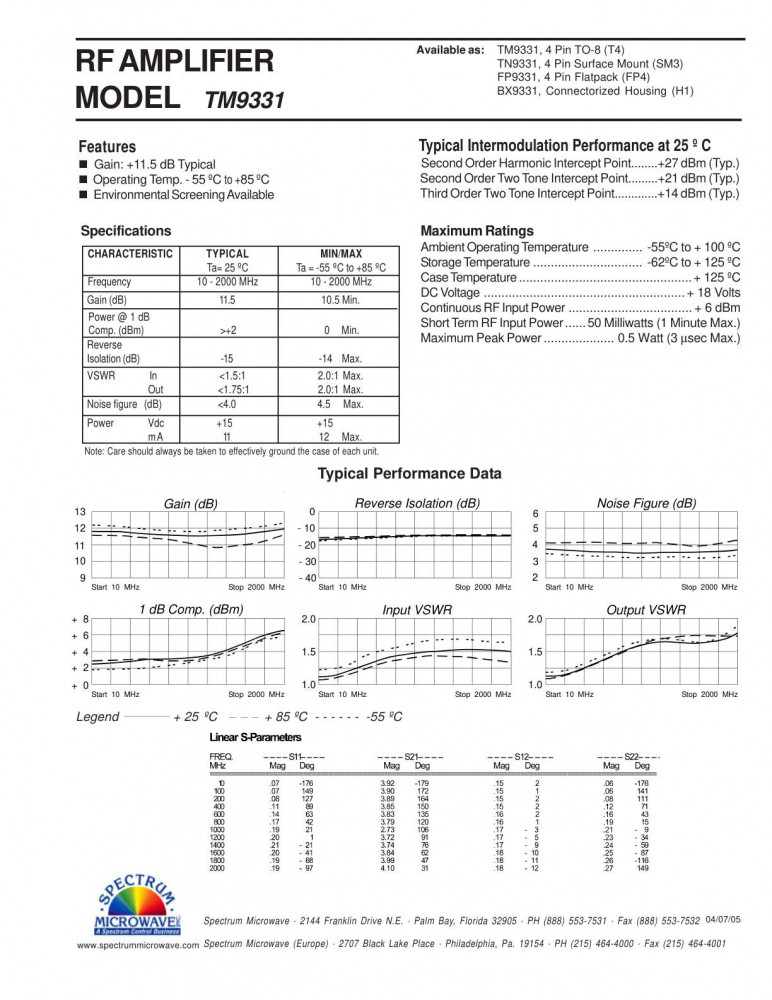 TM9331 technical document page