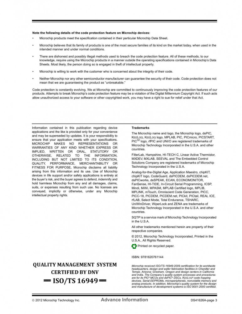 PIC12F529T39A product brief page 3