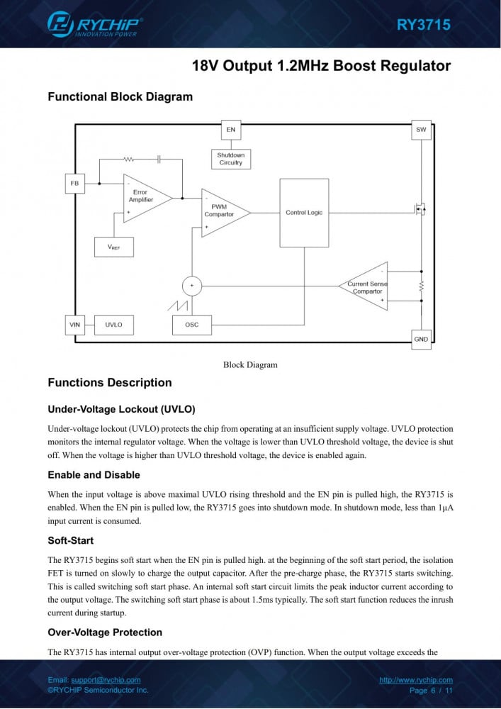 RY3715 datasheet page 6