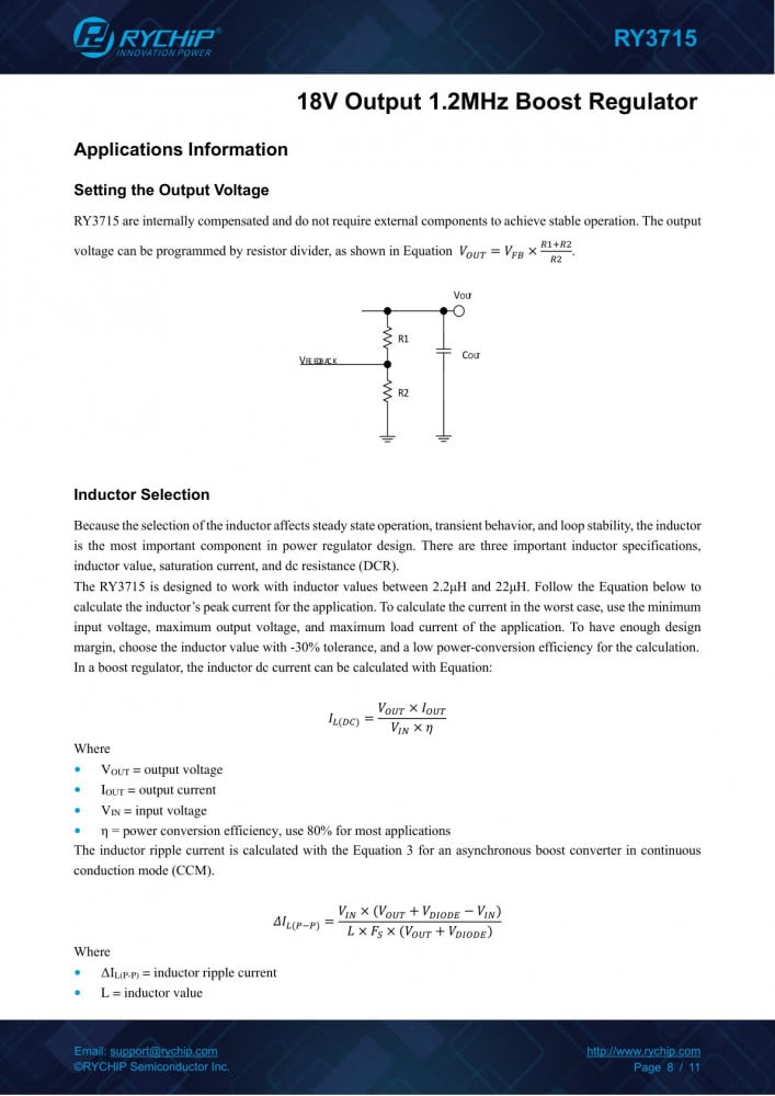 RY3715 datasheet page 8