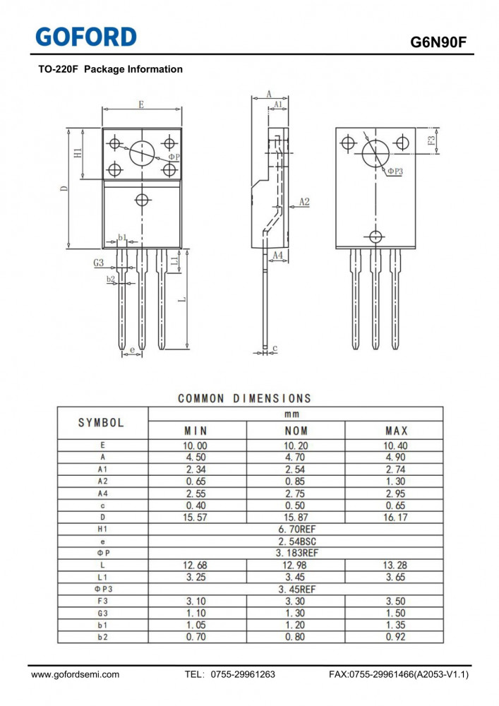 G6N90F datasheet page 6