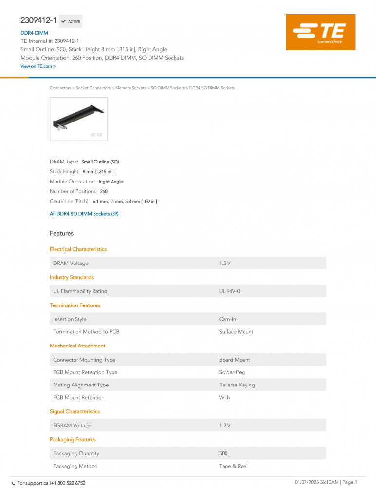 2309412-1 technical document page 1