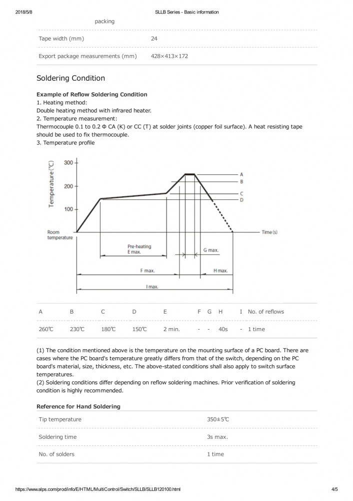 SLLB120100 technical document page 4