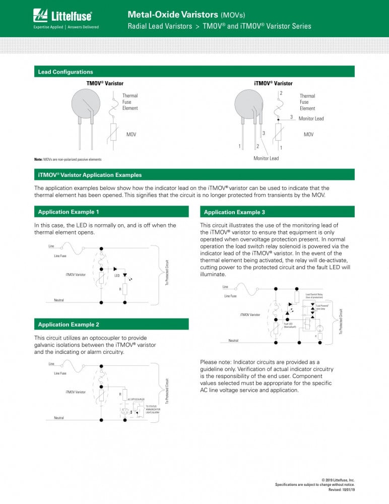 TMOV series datasheet page 5