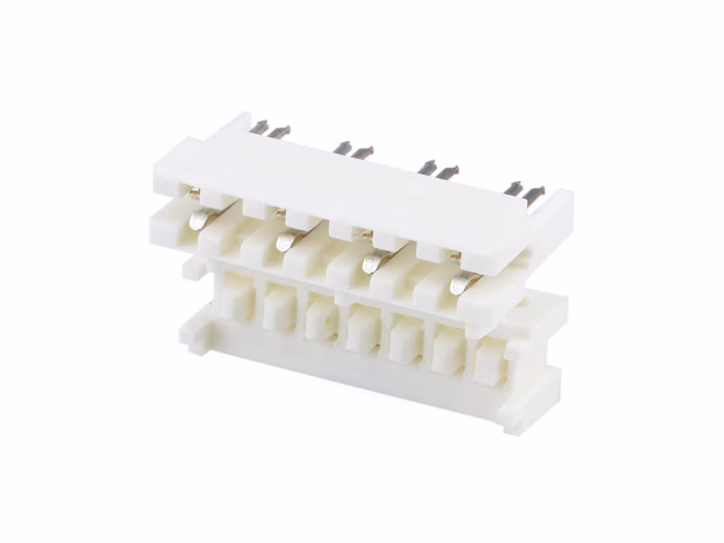 Appli-Mate RAST 2.5 Female Connector, 5.00mm Pitch, 4 Circuits, Position A, C, D, F, and G Removed, Open Endwalls for sale