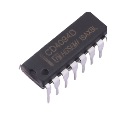 HGSEMI CD4094DN 8-Bit Shift and Store Bus Register Chip for sale