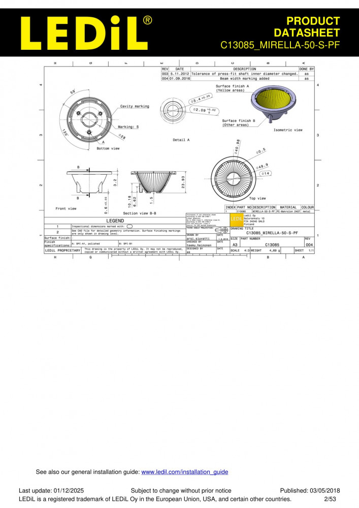 Product document page 2