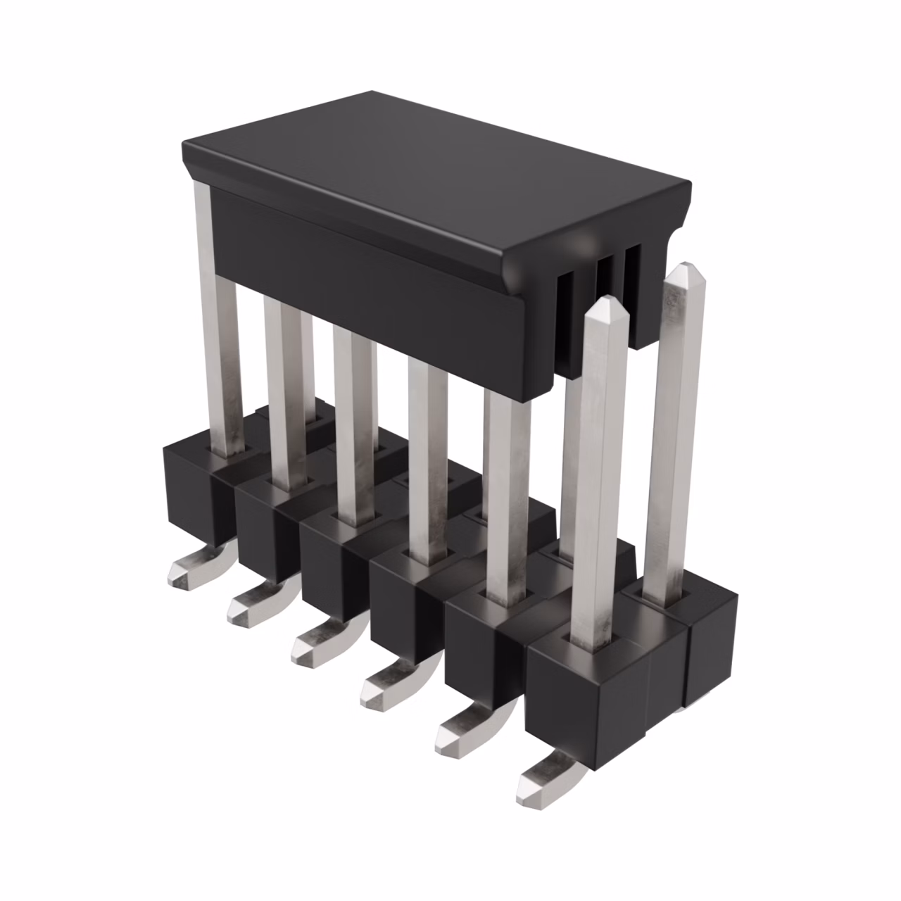 C-Grid Header, 2.54mm Pitch, Surface Mount, Dual Row, Vertical, 12 Circuits, Tin (Sn) Overall Plating, with Cap, without Peg, Tape and Reel Packaging, Lead-Free for sale