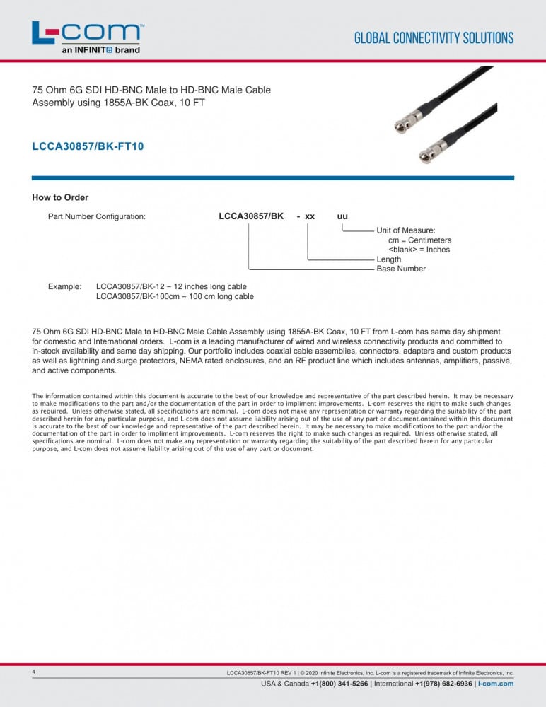LCCA30857/BK-FT10 datasheet page 4