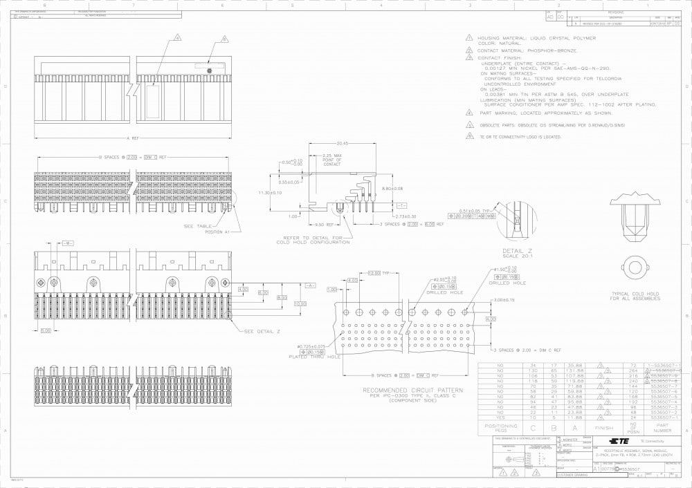 TE Connectivity 5536507-2 technical document image