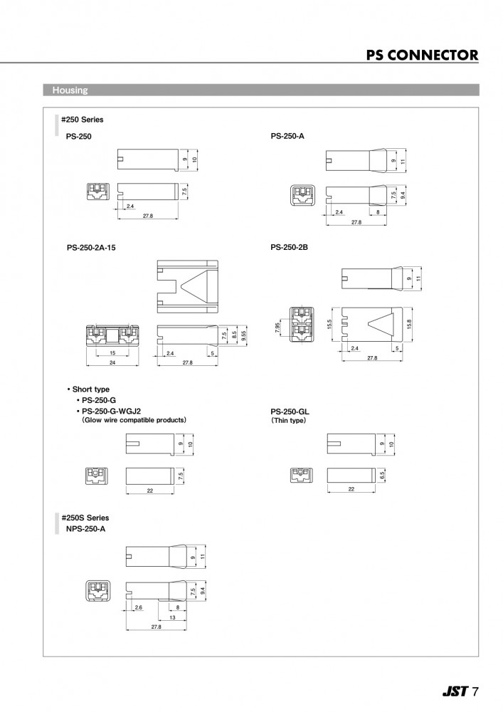 JST PS Connector document page 7