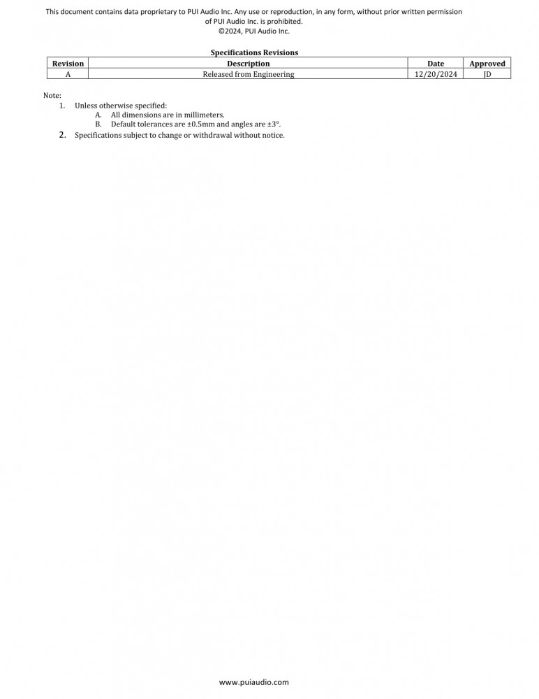 ABLF3529B-LW100 datasheet page 3