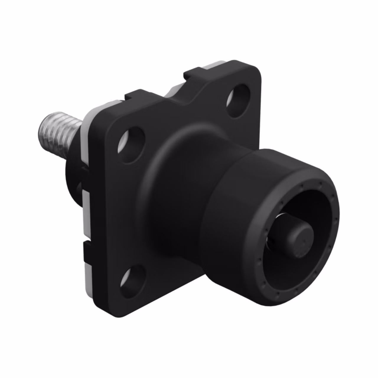 SideWize 3.40mm, 1-circuit, Black Bulkhead Connector, Threaded, Tray for sale