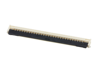 Easy-On FFC/FPC Connector, 1.00mm Pitch, 1.90mm Height, Single Bottom Contact (FS19), Right-Angle, Surface Mount, ZIF, 9 Circuits, Tin-Bismuth Plating