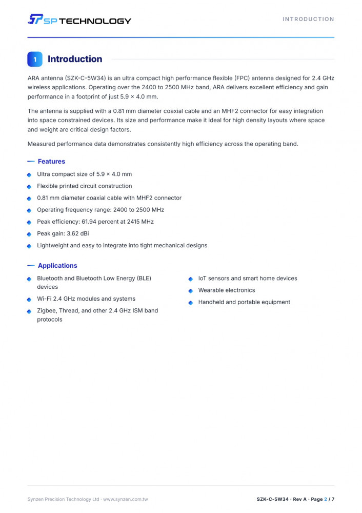 SZK-C-5W34 datasheet page 2