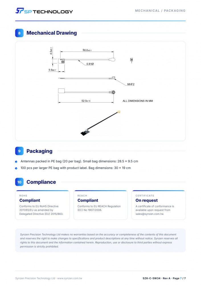 SZK-C-5W34 datasheet page 7