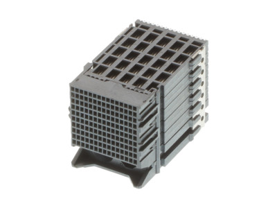 Impact 100 Ohm 5 Pair Mezzanine Receptacle, 40mm Stack Height, Left Guided, 14 Columns, 210 Circuits, Plated Through Hole Dimension 0.39mm, Lead Free
