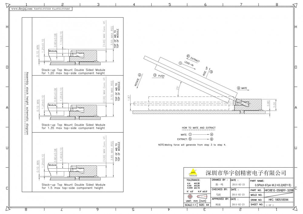 HOAUC HYCW21E-05NGFF-320B drawing page 2