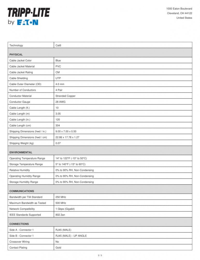 N204-S10-BL-UP technical document page 2