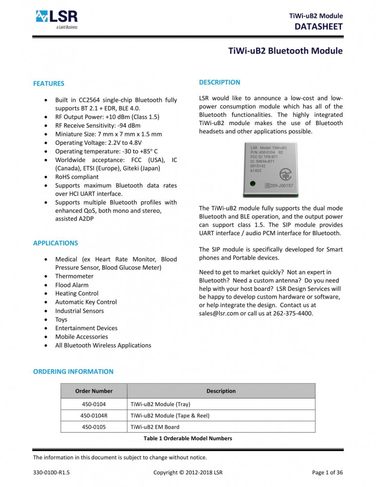 TiWi-uB2 technical document page 1