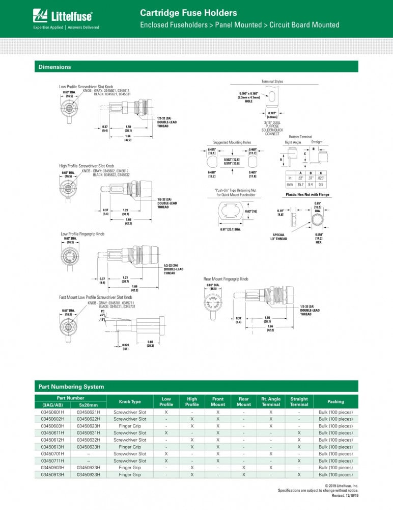 Littelfuse 345 HV Series documentation page 2