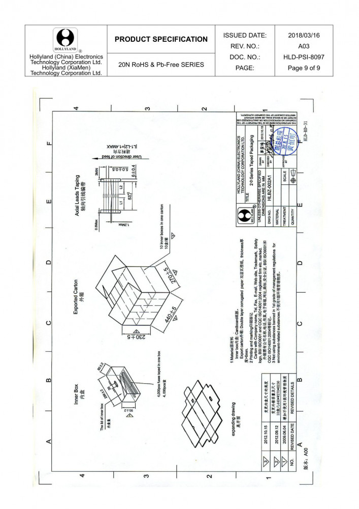 HOLLY 20N specification page 9