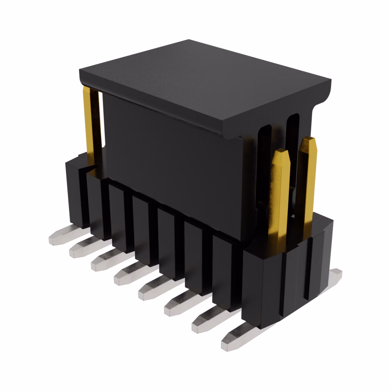 Slim-Grid Header, 16 Circuits, Surface Mount, Vertical, Unshrouded, 0.38µm Select Gold (Au) Plated, with Pick-and-Place Cap, Tube, Lead-Free for sale