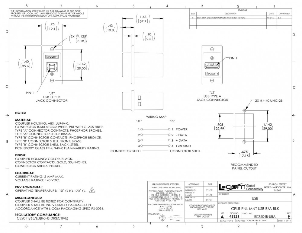 ECF504B-UBA technical document preview
