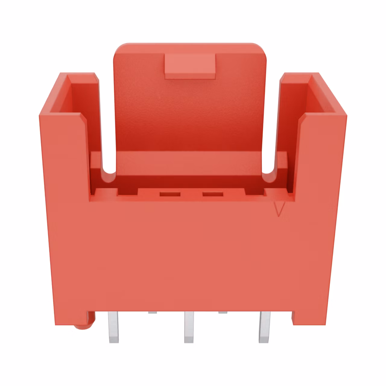 Appli-Mate RAST 2.5 Header, Vertical, 5 Circuits, Tin (Sn) Plating, Glow-Wire Capable, Positioning Keys C and D Blocked, with Latch, Red for sale