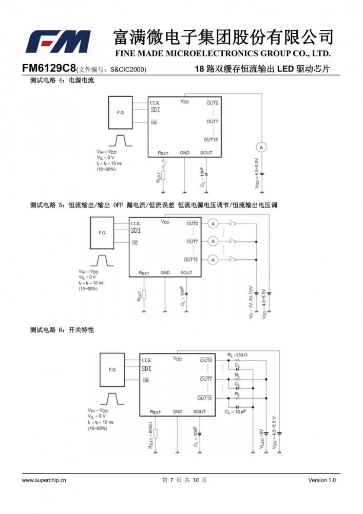 FM6129C8 datasheet page 7