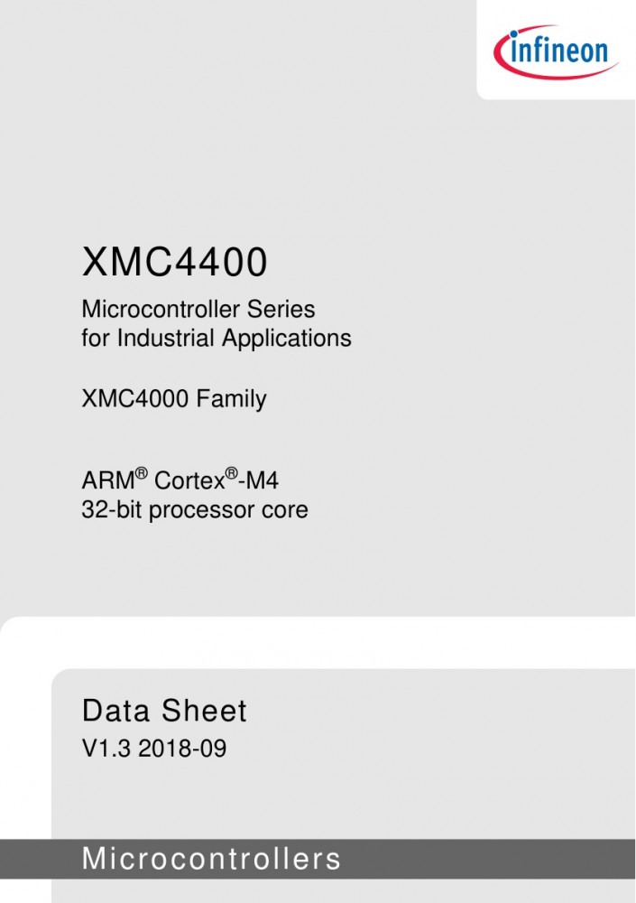 XMC4400 datasheet page 3