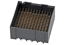 Impact 100 Ohm 5 Pair Vertical Backplane Header, Unguided, Dual Endwall,  12 Columns, 180 Circuits, Pin Length 5.50mm, Plated Through Hole Dimension 0.39mm, Lead-Free for sale