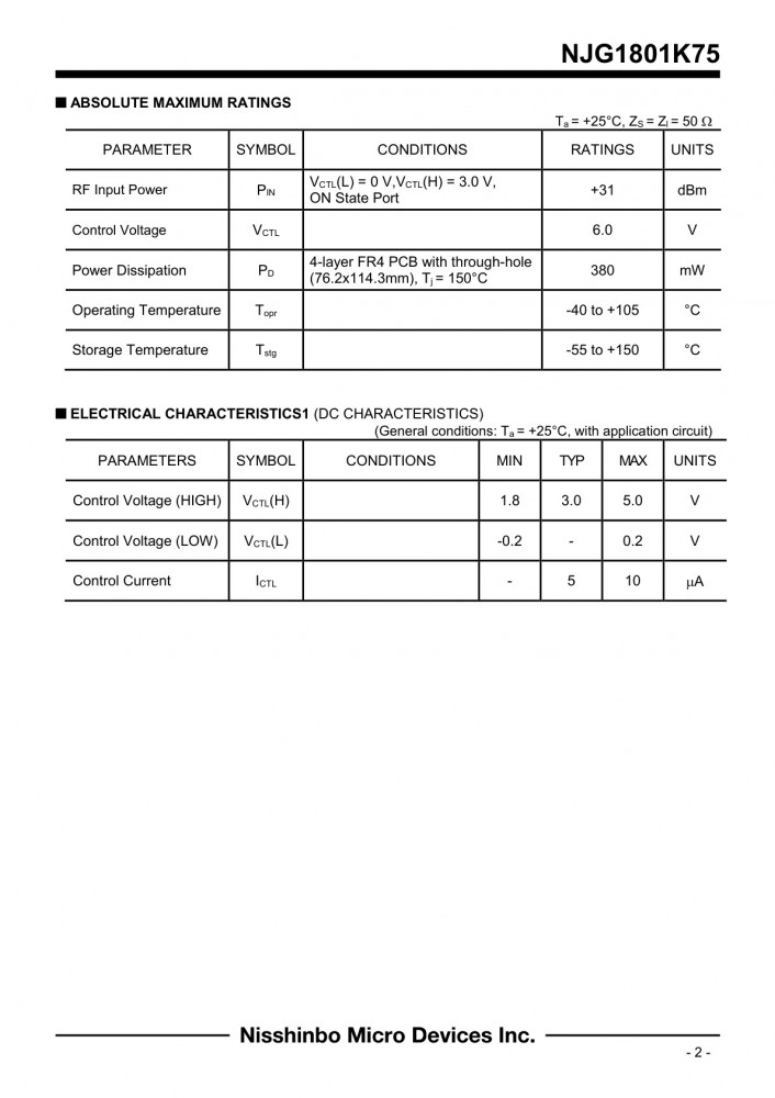 NJG1801K75 document page 2