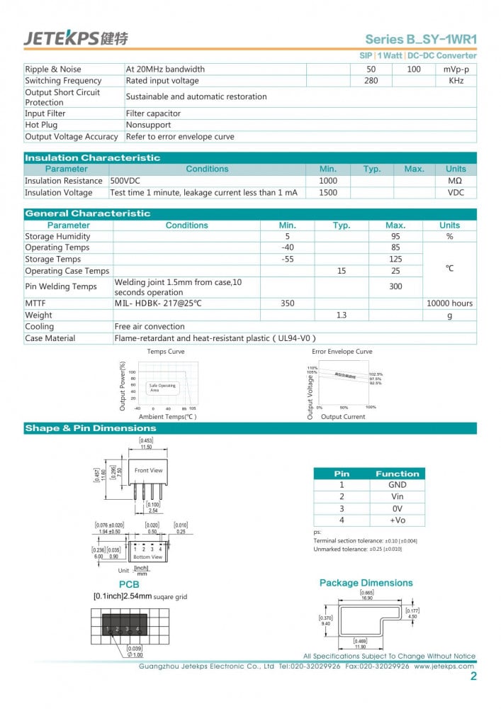 JETEKPS B_SY-1WR1 datasheet page 2