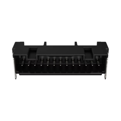 Micro-One Wire-to-Board Header, Right Angle, 2.00mm Pitch, Single Row, Glow-Wire Capable, Through Hole, 13 Circuits, Tin-Bismuth Plating, Black for sale