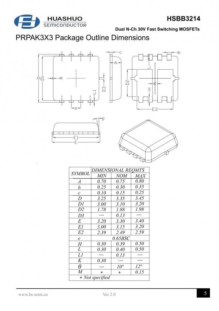 HSBB3214 datasheet page 5