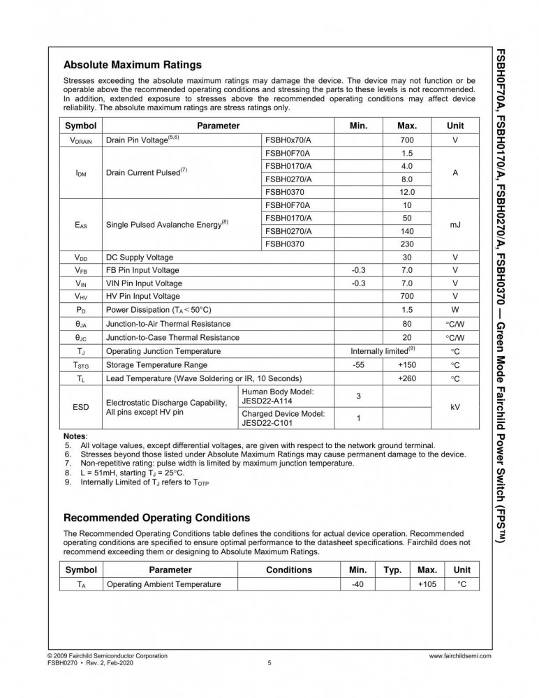 FSBH0370 datasheet page 7