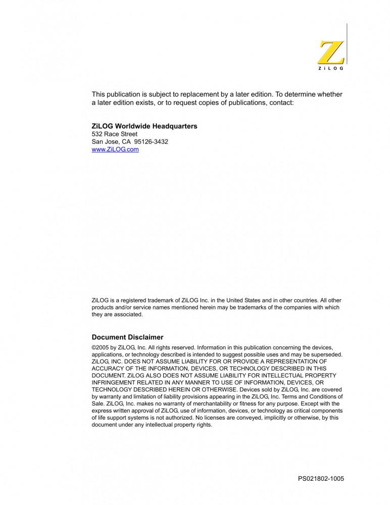 ZHX2022 specification page 2