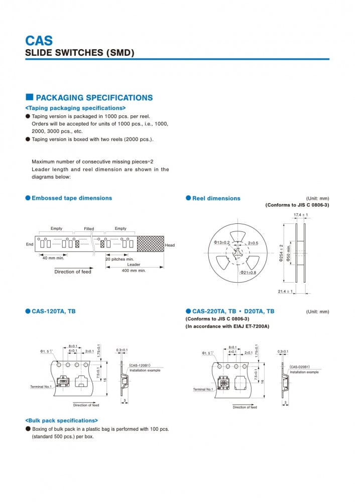 Nidec CAS-D20A1 document page 6