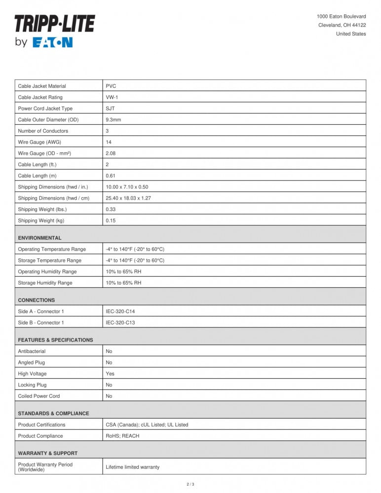 P005-002 technical document page 2