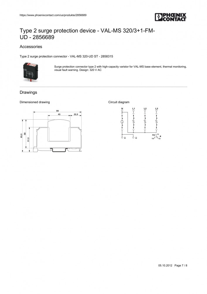 Phoenix Contact 2856689 technical document page 7