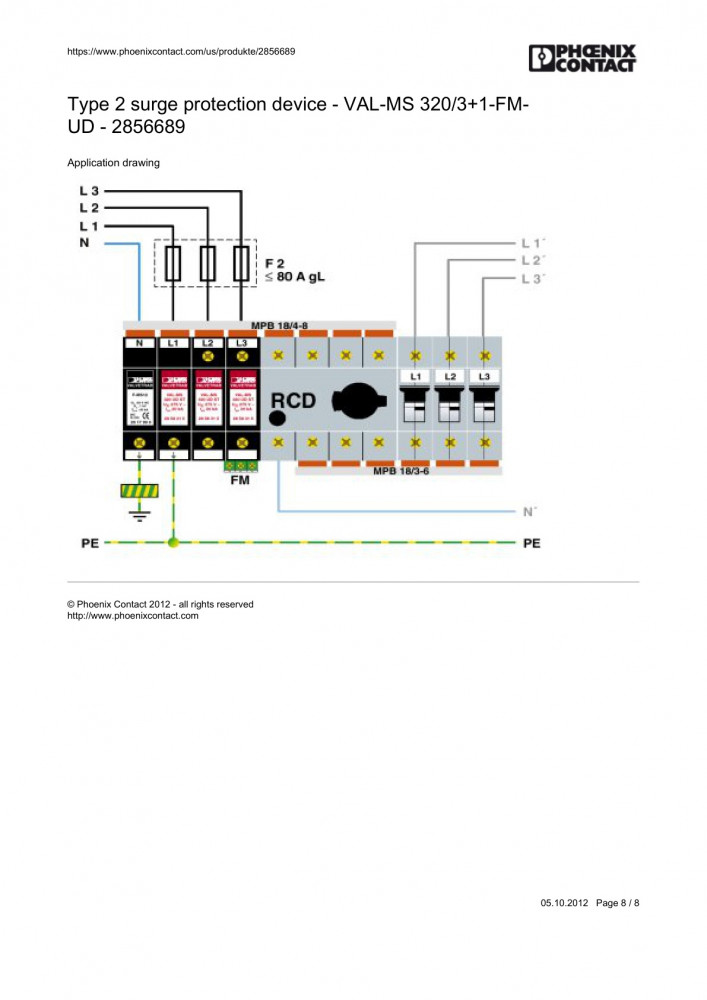 Phoenix Contact 2856689 technical document page 8