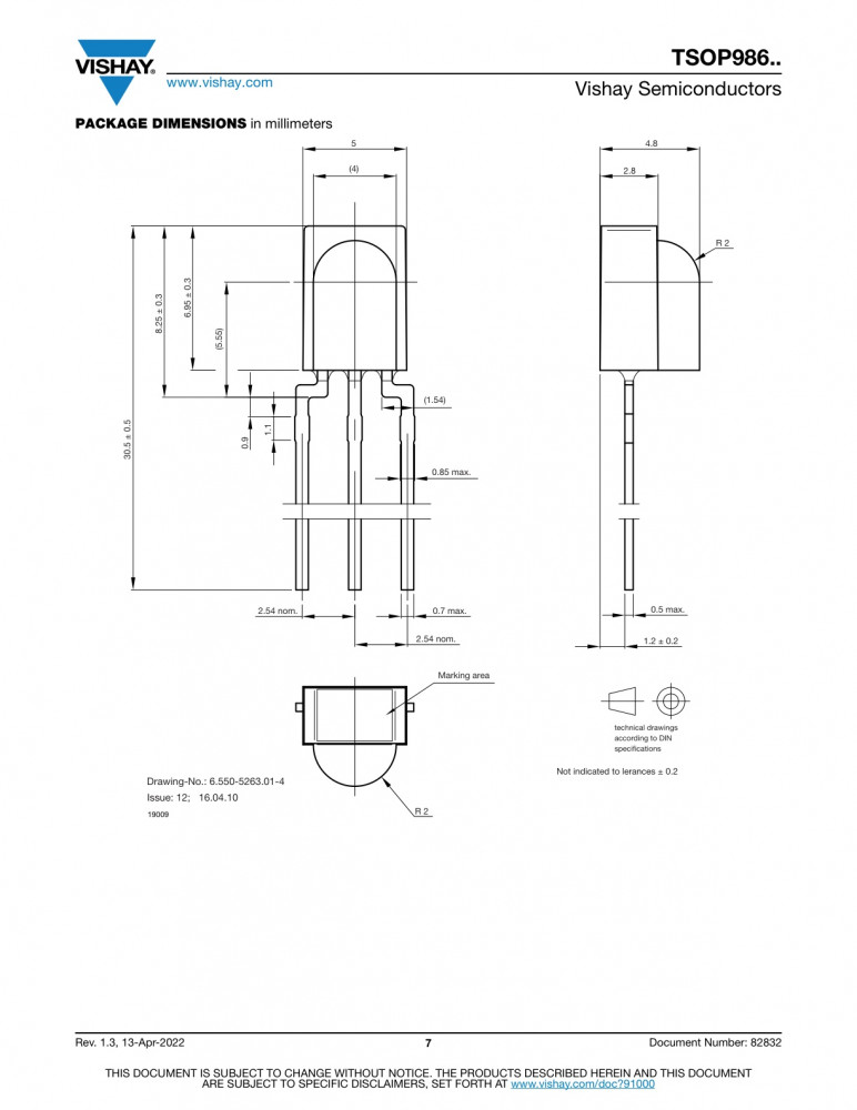 TSOP98640 datasheet page 7