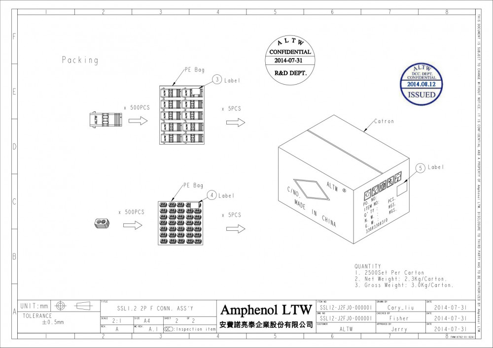 SSL12-J2FJ0-000001 technical drawing page 2