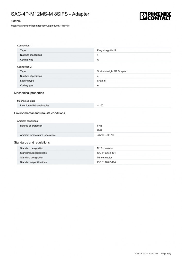 Phoenix Contact 1519778 product document page 3