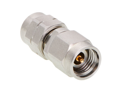 N Jack Bulkhead-to-MCX Jack Between-Series Adapter, Straight, Tray, 50 Ohms