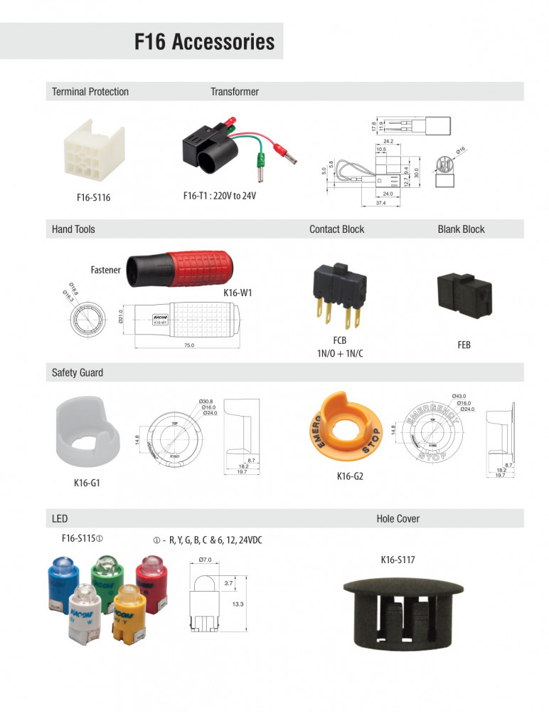 AMERI MATION F16 Series product documentation, page 3