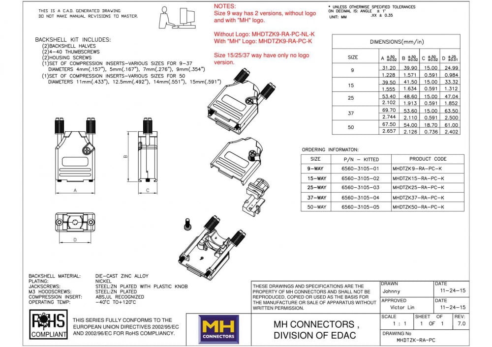 MHDTZK9-RA-PC-K official technical drawing